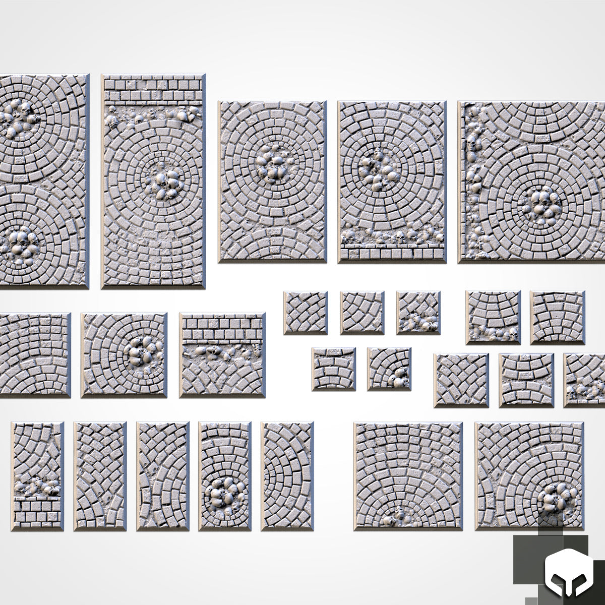 3D Printed Medieval Road Square Bases – Ashdown Prints