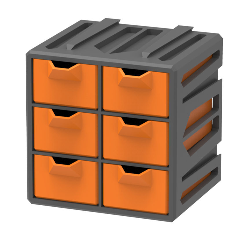 Cube Pro - Cube 3x2 with Drawers – Ashdown Prints