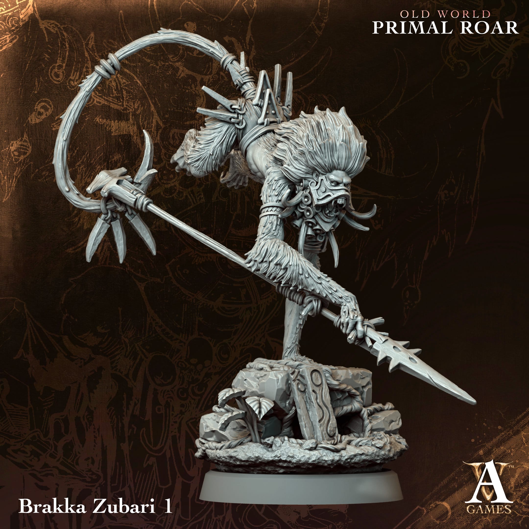 Archvillain Games - Old World: Primar Roar - Brakka Zubari – Ashdown Prints